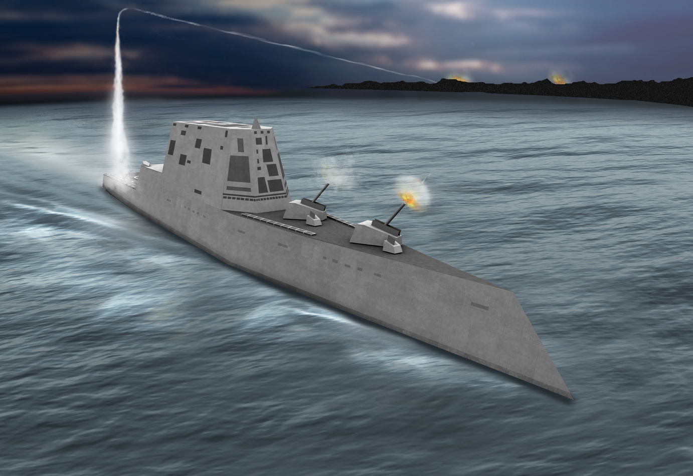USS Zumwalt Brings Electric Power Systems To The Battlefield The