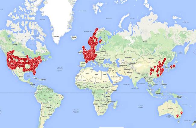 New Charging Station Map Displays Tesla's Success - The Green Optimistic